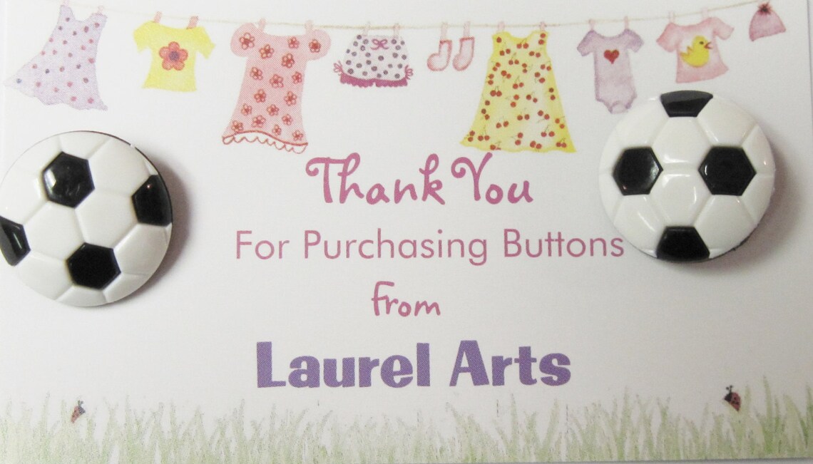 Soccer Ball Buttons - Etsy