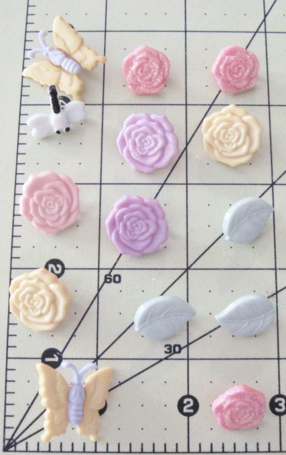 In the Garden Buttons | Etsy