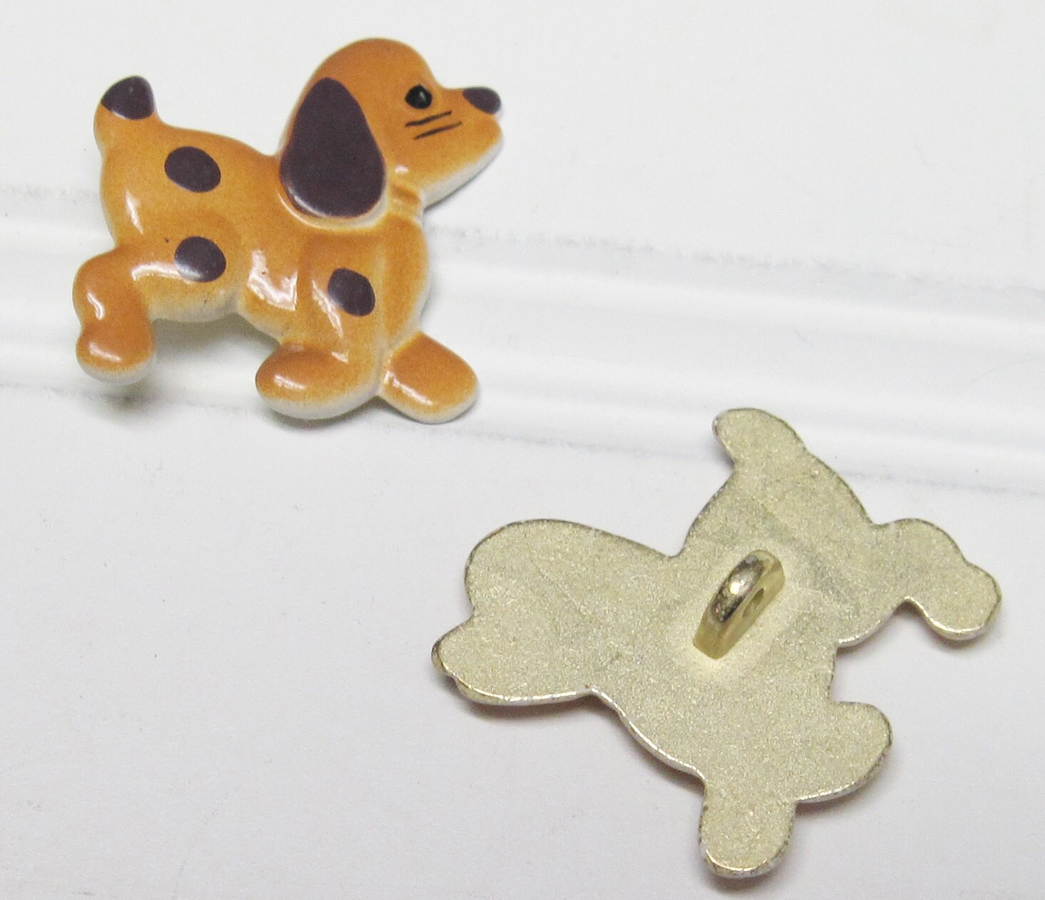 Strutting Dog Puppy Woofie Buttons - Etsy