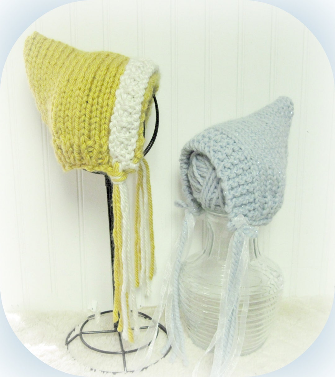 Little Pixie Hat Pattern for Newborn to 3 Months, 6 Months to 12 Months ...