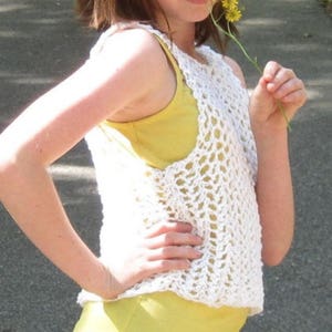 String Vest Knitting Pattern: Tween to Teen Sizes (PDF Pattern) - Etsy