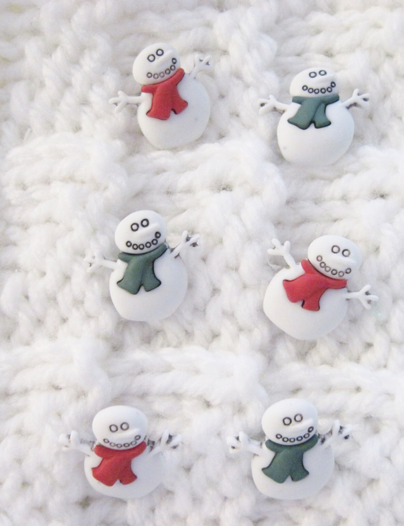 Snowman Snowmen Winter Buttons Galore Novelty Buttons 6 - Etsy