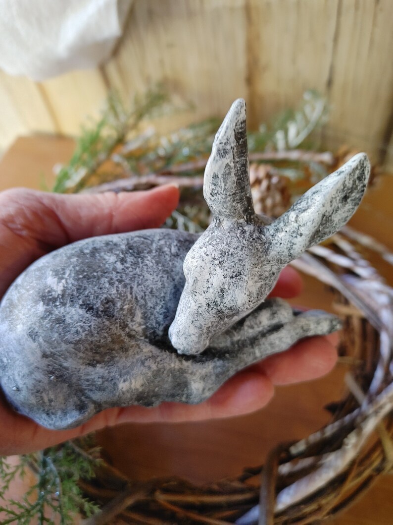 Concrete Deer Cement Figurine Cement Deer Concrete Fawn - Etsy