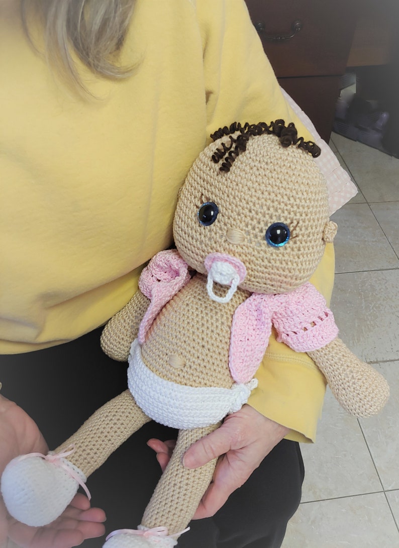Binky Baby Life Size Baby Boy or Girl Doll Crochet Pattern - Etsy