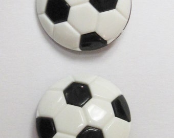 Soccer Ball Button - Etsy