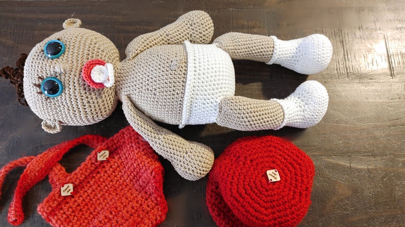 18" Bunky Baby Life Size Baby Boy or Girl Doll Crochet Pattern - Etsy