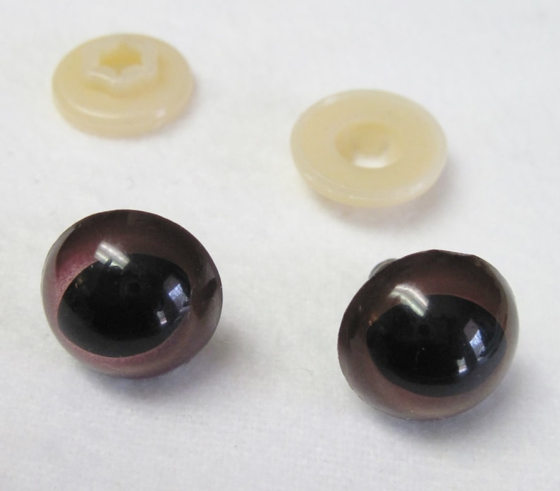 Red Slit Pupil Plastic Safety Eyes Size 15mm - Etsy