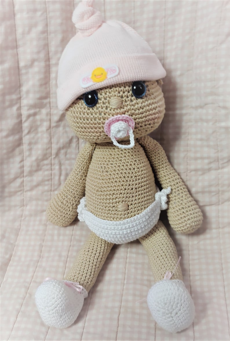 Binky Baby Life Size Baby Boy or Girl Doll Crochet Pattern - Etsy