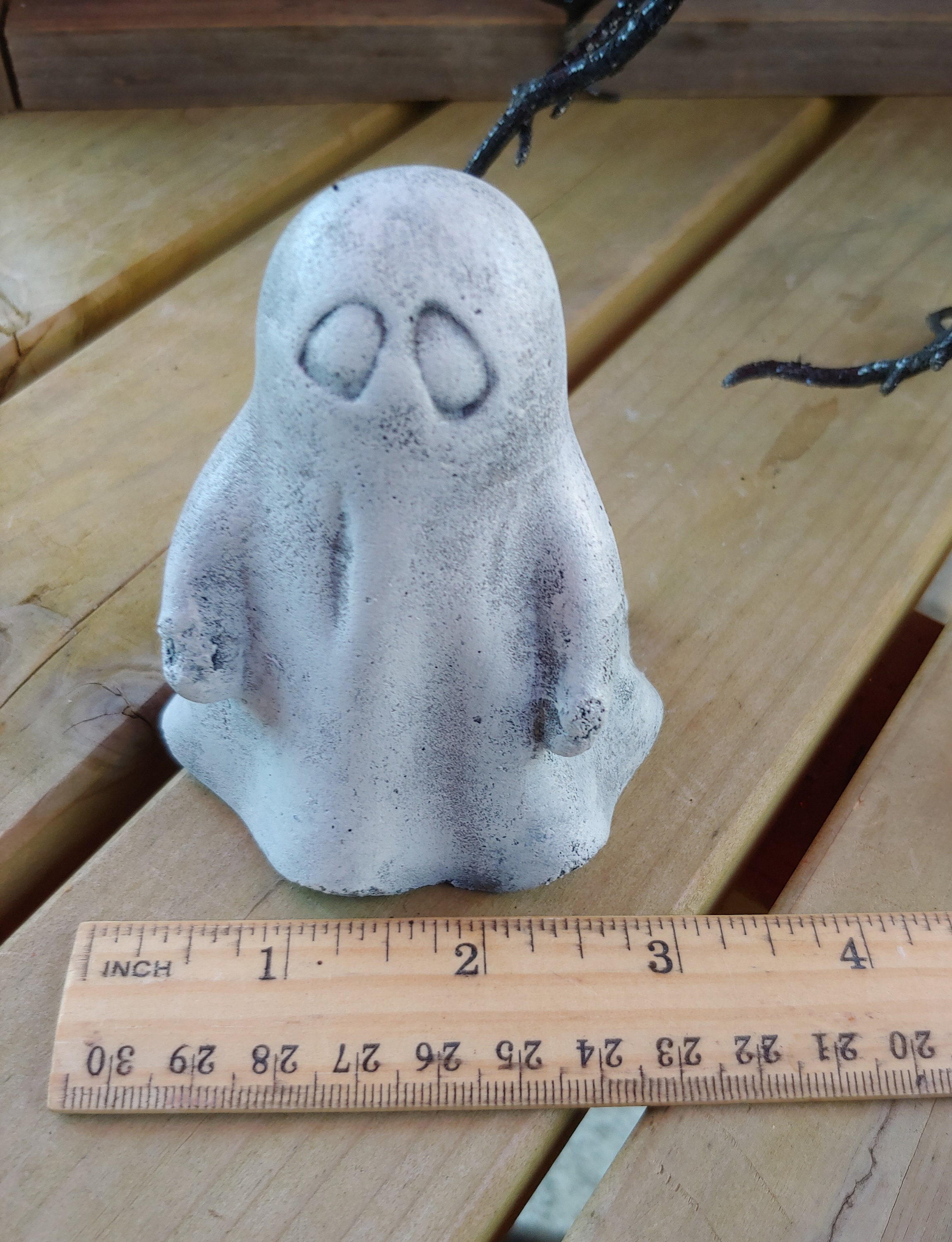 One Concrete Ghost Cement Figurine Cement Ghost Concrete | Etsy