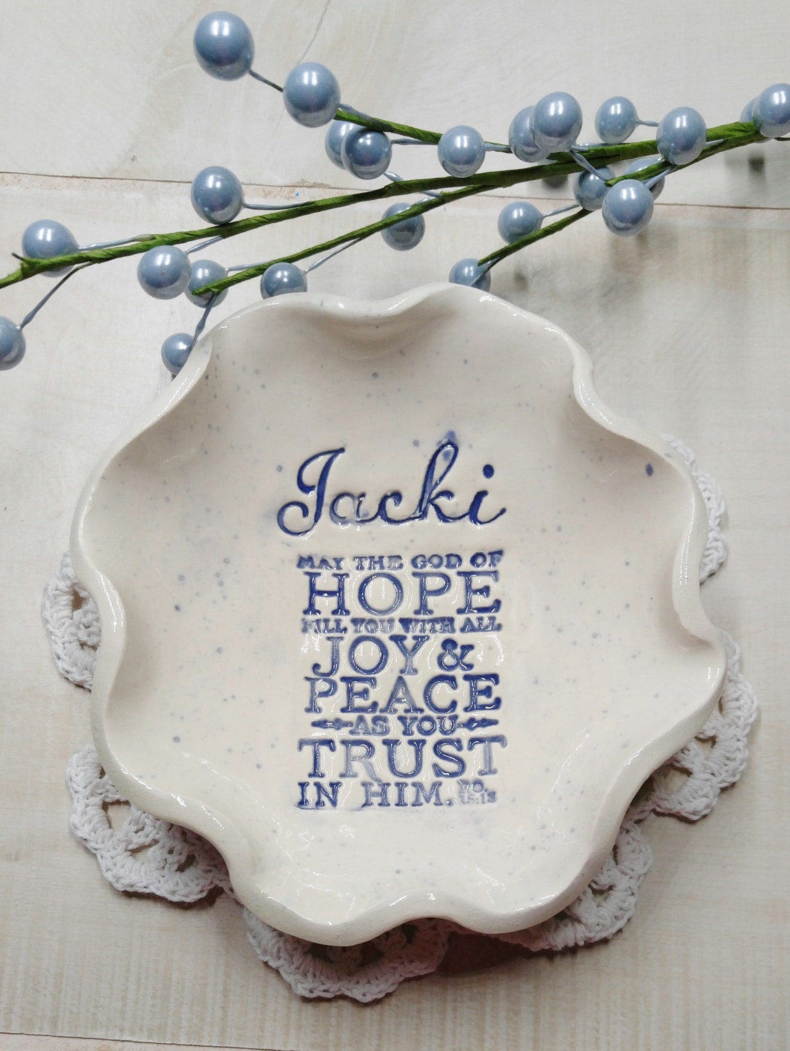 Personalized Bible Verse Bowl Trinket Dish - Etsy