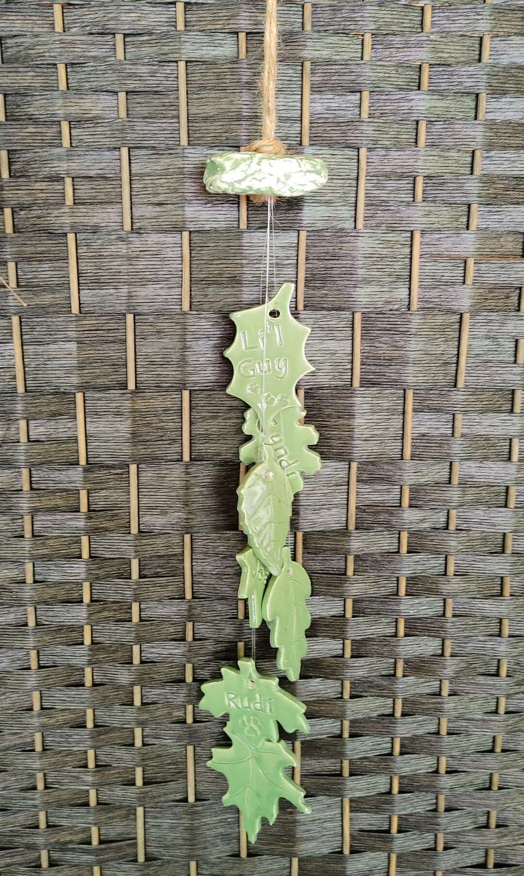 Family Tree Porch Chimes Friendship Chimes Custom Wind - Etsy