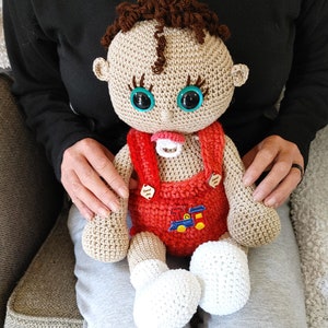 18" Bunky Baby Life Size Baby Boy or Girl Doll Crochet Pattern - Etsy