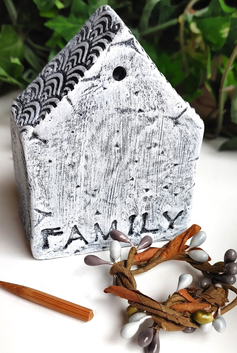 Concrete Family And/or Home Mini House Mini House in Concrete - Etsy