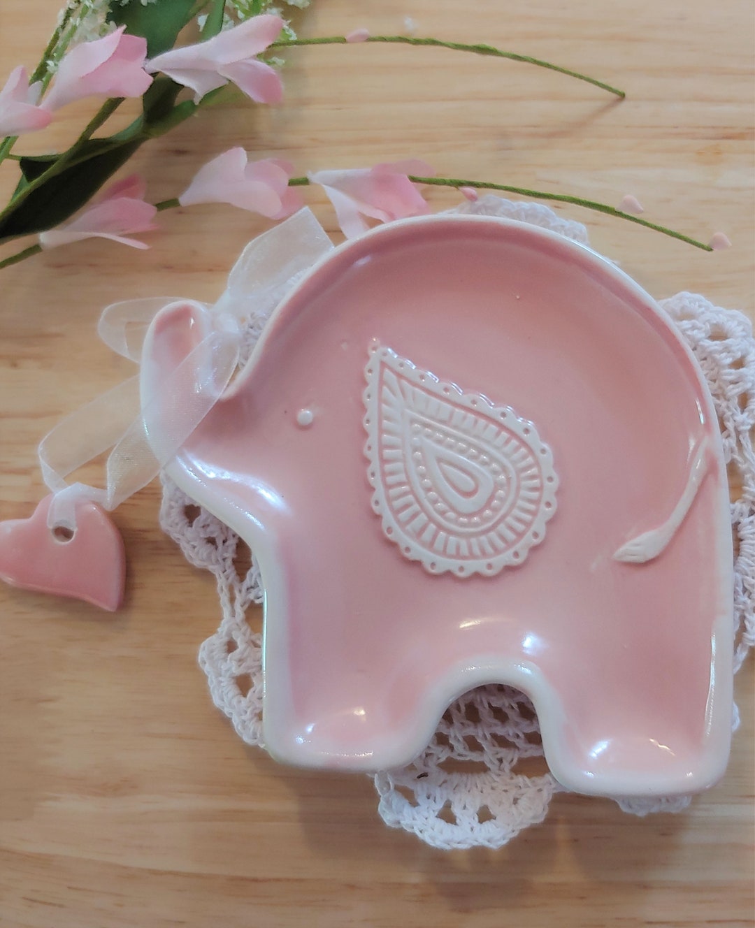 Little Elephant Dish 5 Inches X 5 Inches, .5" High Gift Boxed - Etsy