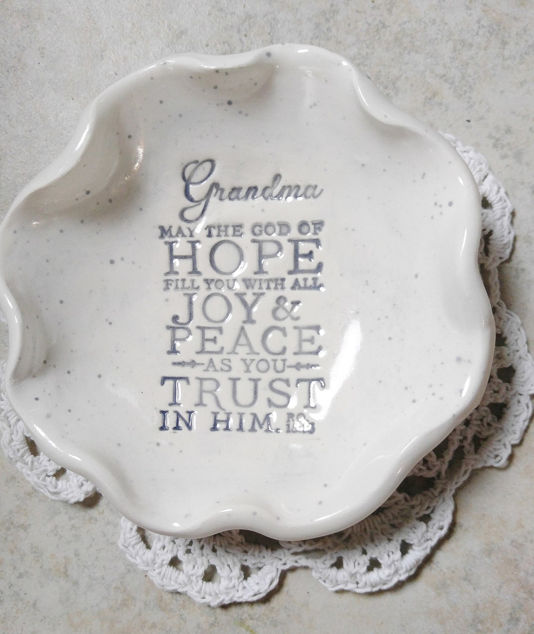 Personalized Bible Verse Bowl Trinket Dish - Etsy.de