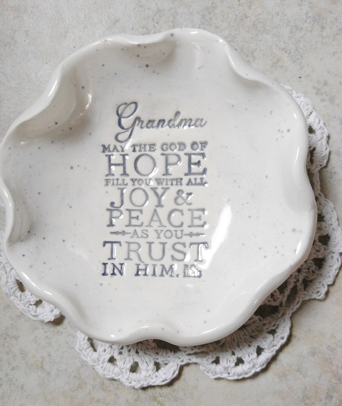 Personalized Bible Verse Bowl Trinket Dish - Etsy