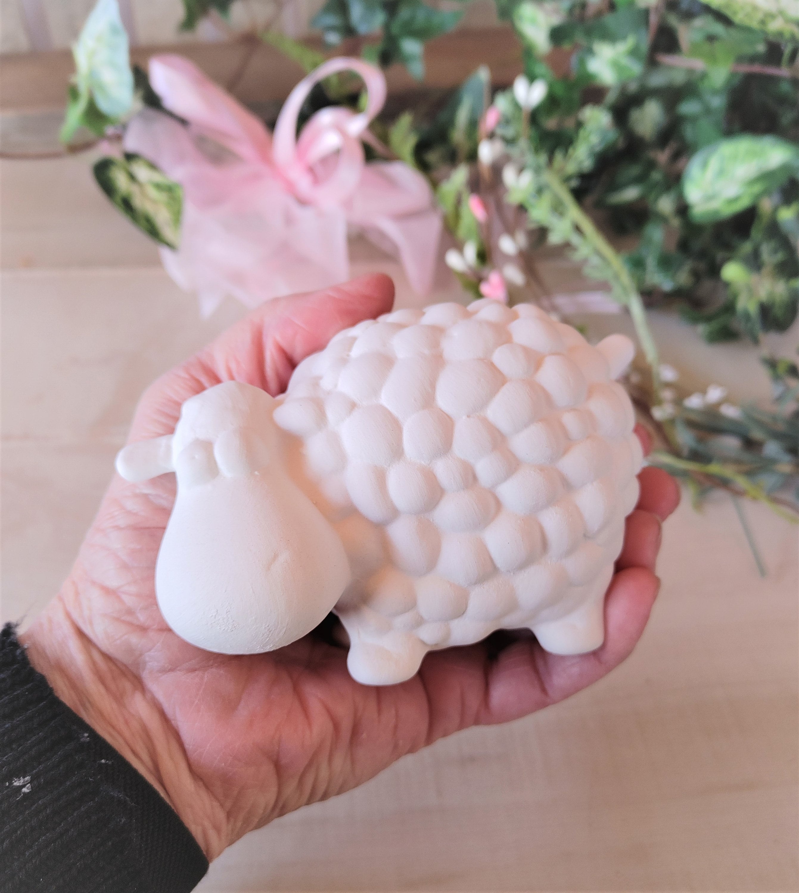 Ready to Paint Little Fluffy Sheep 4 Inches X 3 Inches, 3" High - Etsy