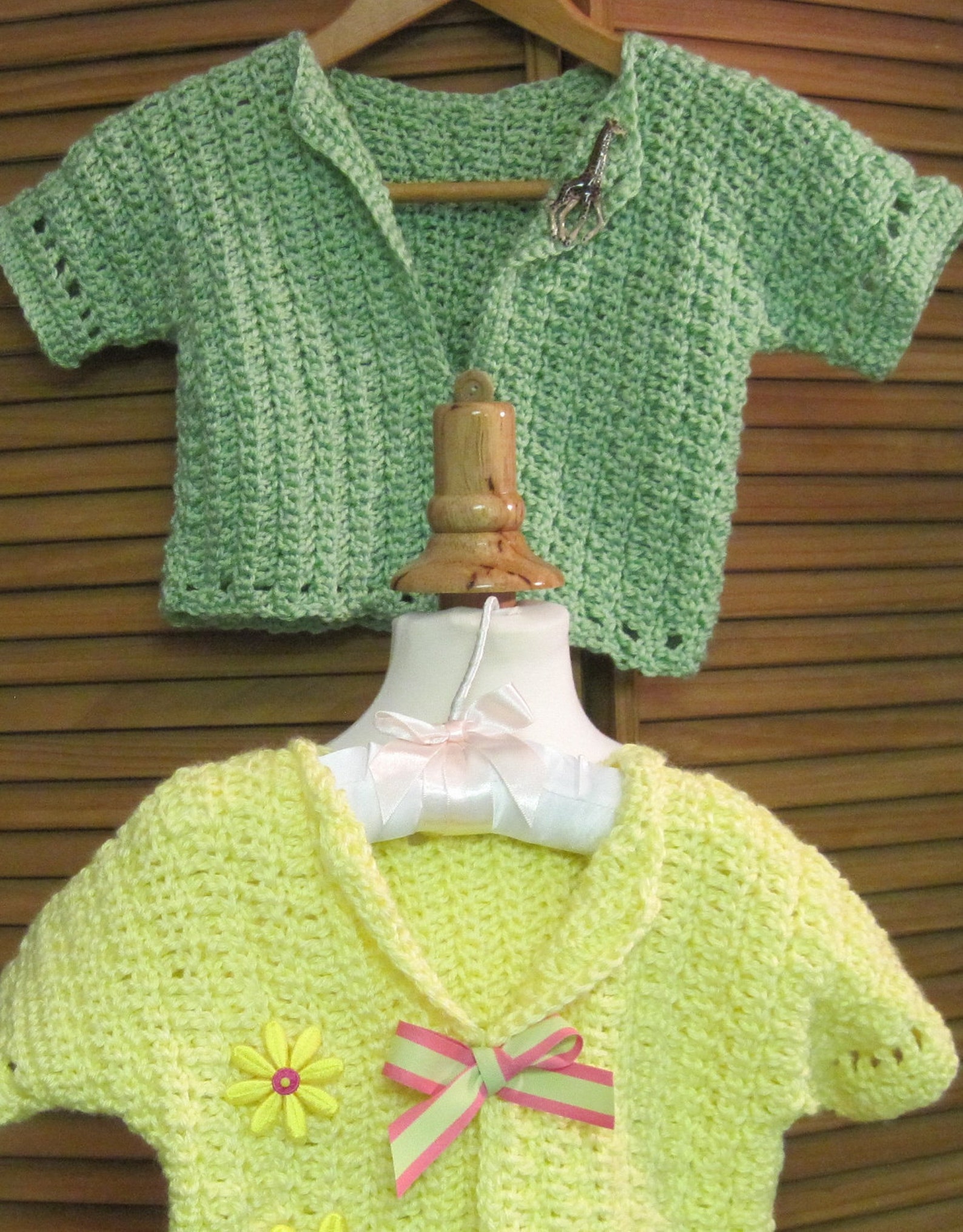 Crochet Pattern One Piece Spring Jacket Ages 3 12 - Etsy