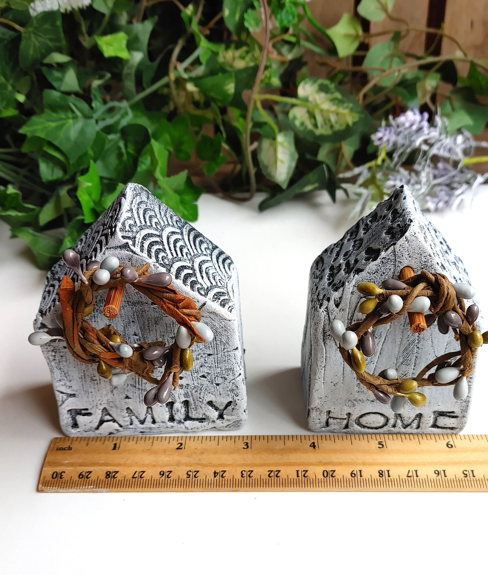 Concrete Family And/or Home Mini House Mini House in Concrete - Etsy