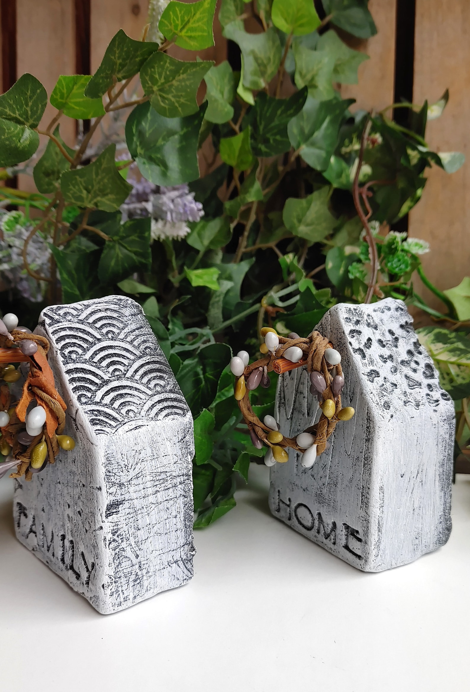 Concrete Family And/or Home Mini House Mini House in Concrete - Etsy