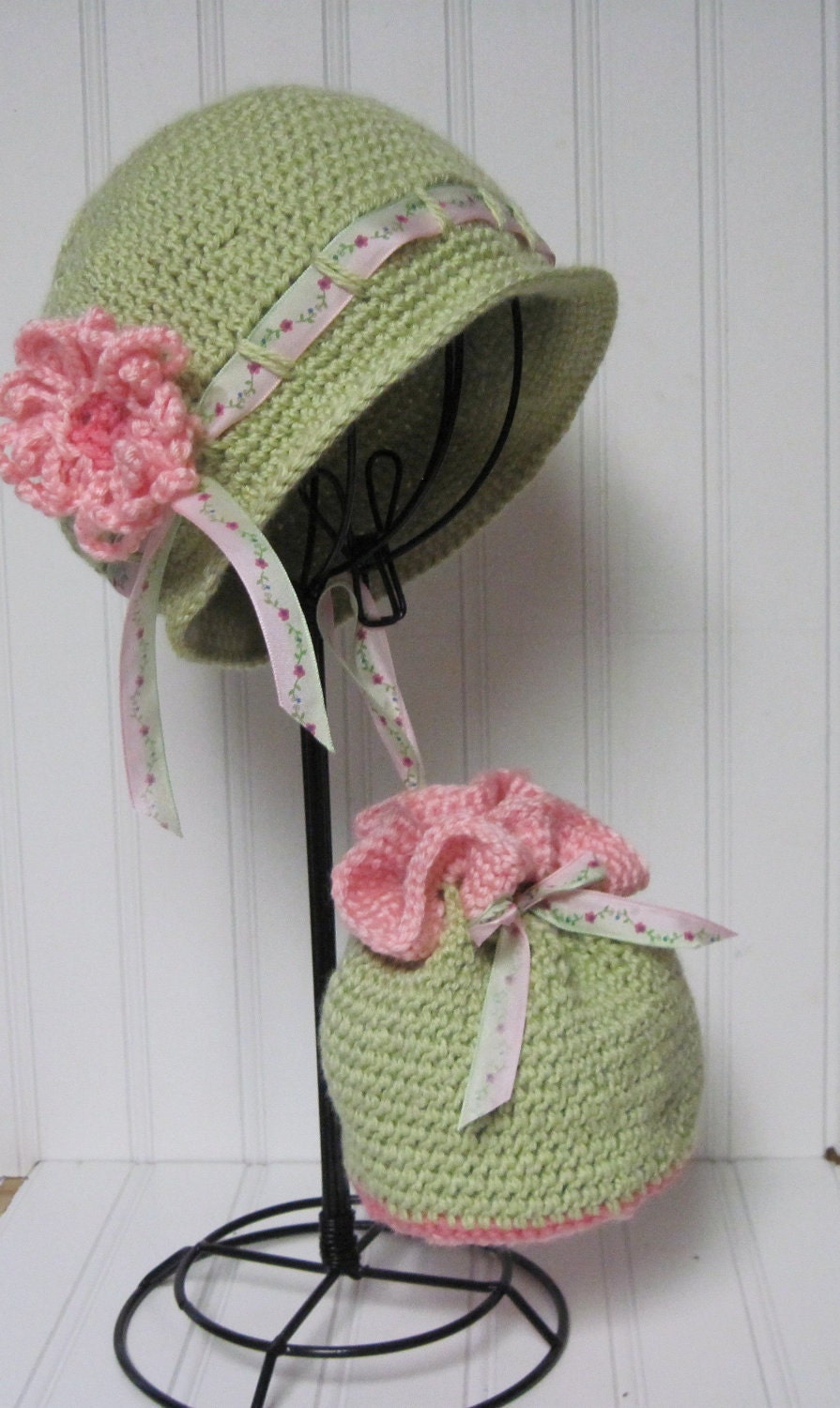 Crochet Pattern Little Girl's Hat and Bag Child 3-10 | Etsy