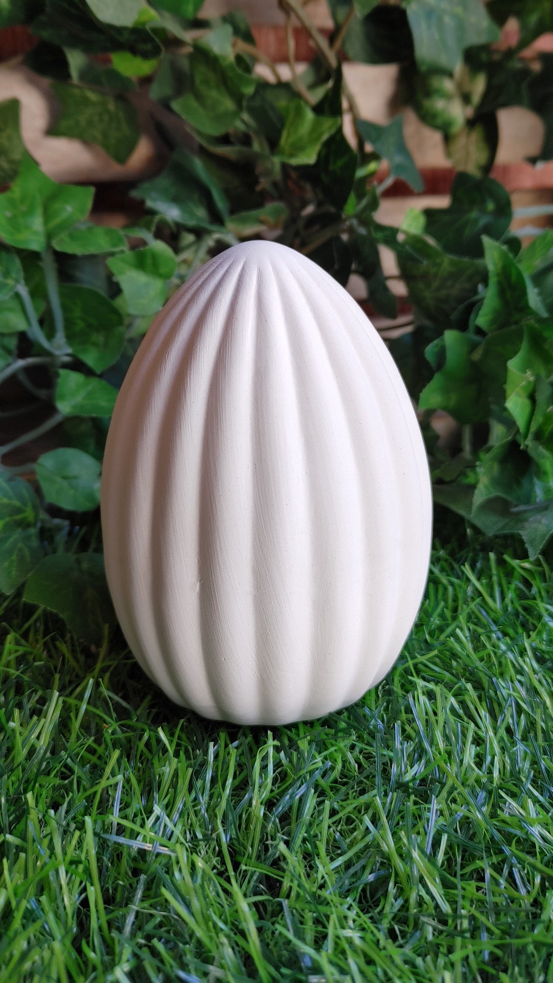 Bisque Ceramic Channel Tufted Egg: DIY Craft (3.5" X 3") - Etsy