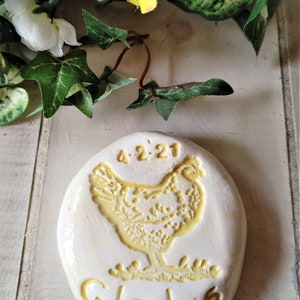 Personalized Chicken or Rooster Memorial Stone 2.5 to 3.5" - Etsy
