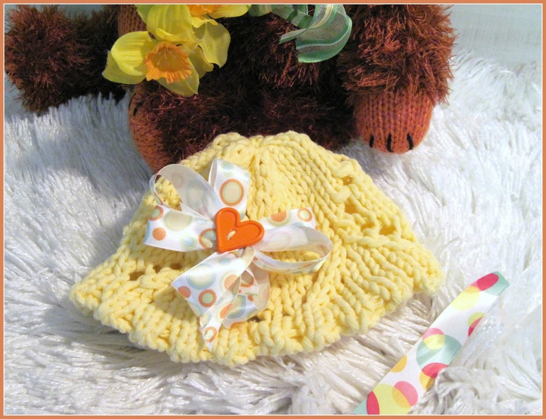 Knitting Pattern Cloche Eyelet Hat Baby Toddler and Child - Etsy