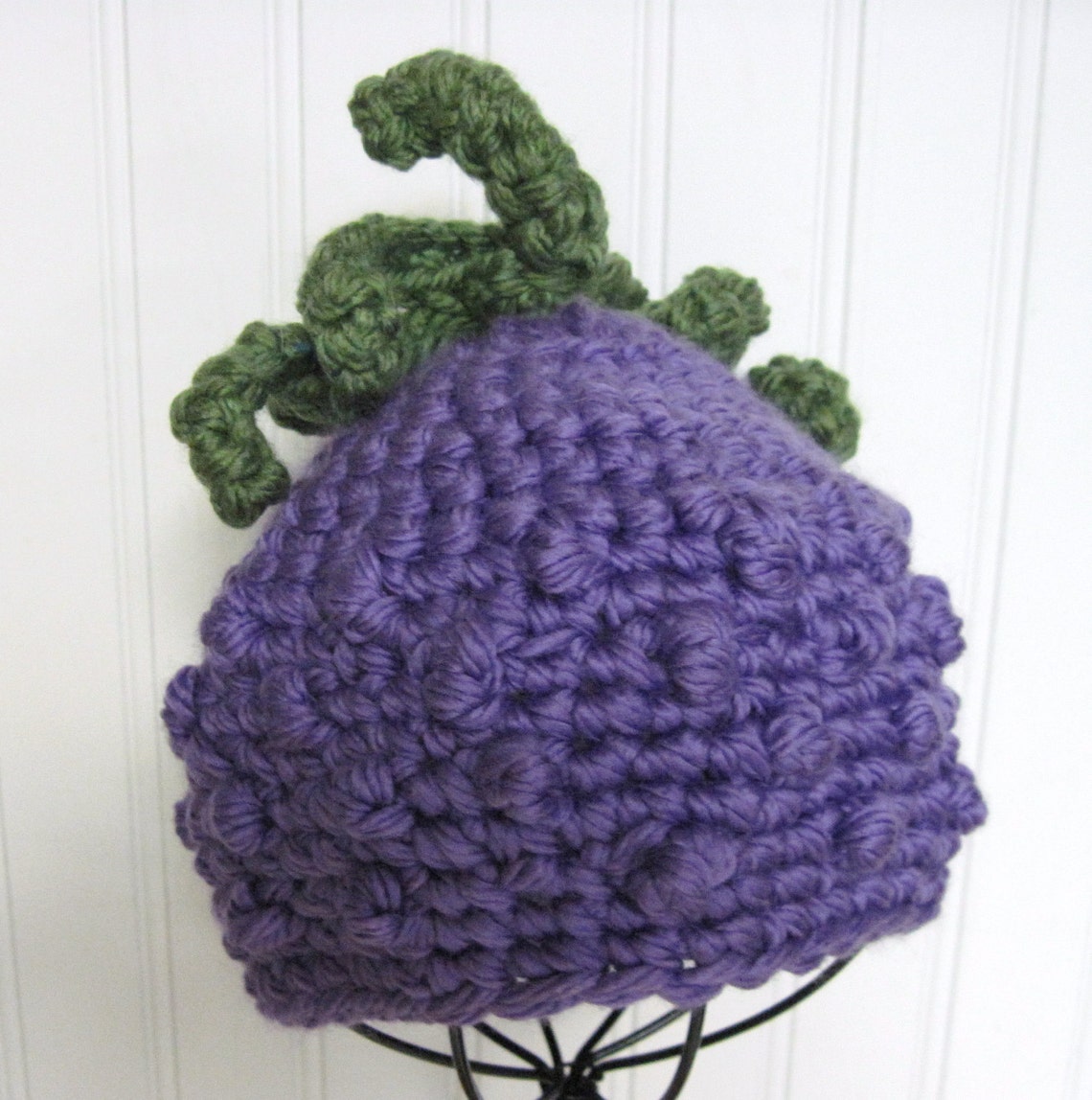 Grapes Cluster Hat Crochet Pattern | Etsy