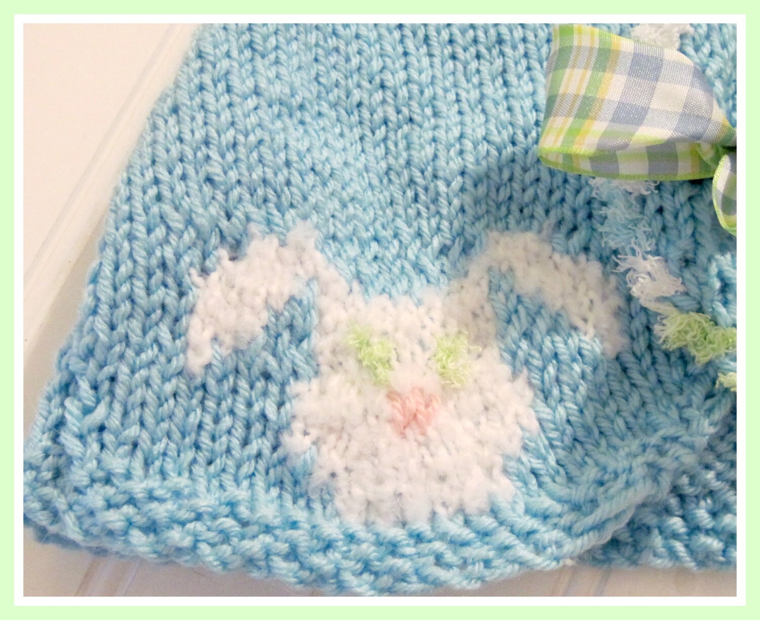 Knitting Pattern Bunny Face Vest and Sun Hat | Etsy