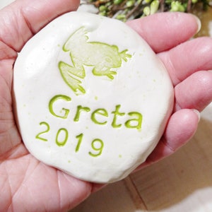 Pet Frog Memorial Stone Personalized 2.5 to 3.5" - Etsy