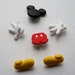 Everything Mickey Disney Buttons and Embellishment Set of 6 - Etsy
