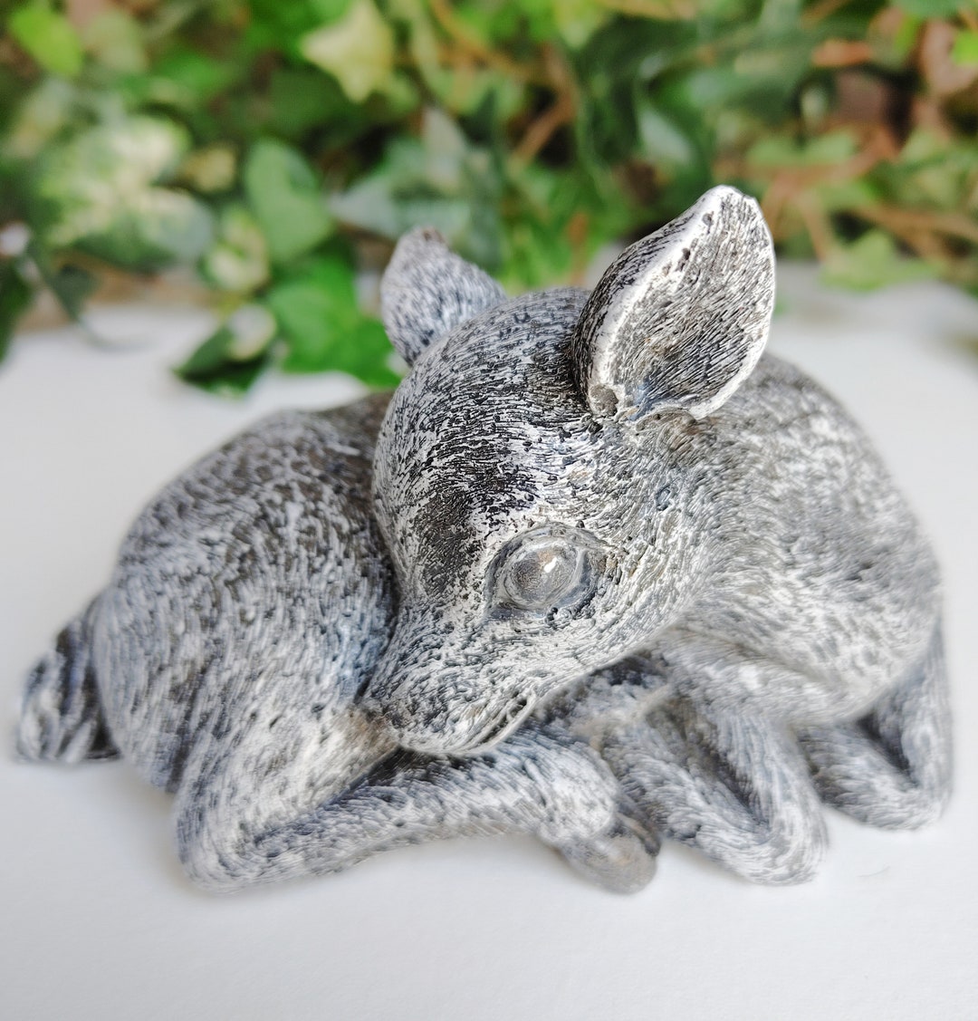 Resting Doe, Concrete Deer, Cement Figurine, Cement Deer, Concrete Fawn ...