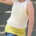 String Vest Knitting Pattern Tween to Teen From Ages 8 to Teen - Etsy