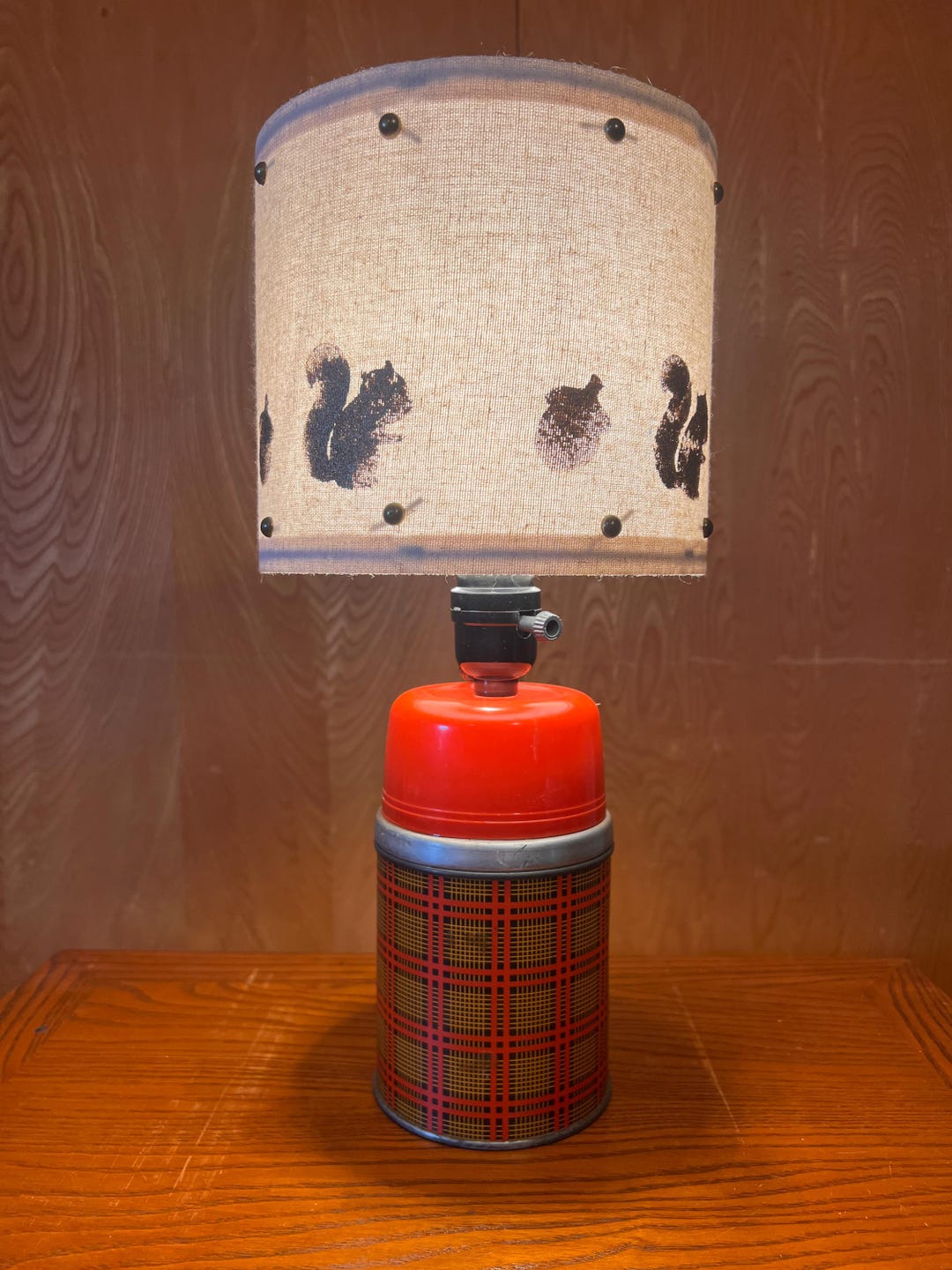 Unique Vintage Thermos Cabin Lamp - Etsy