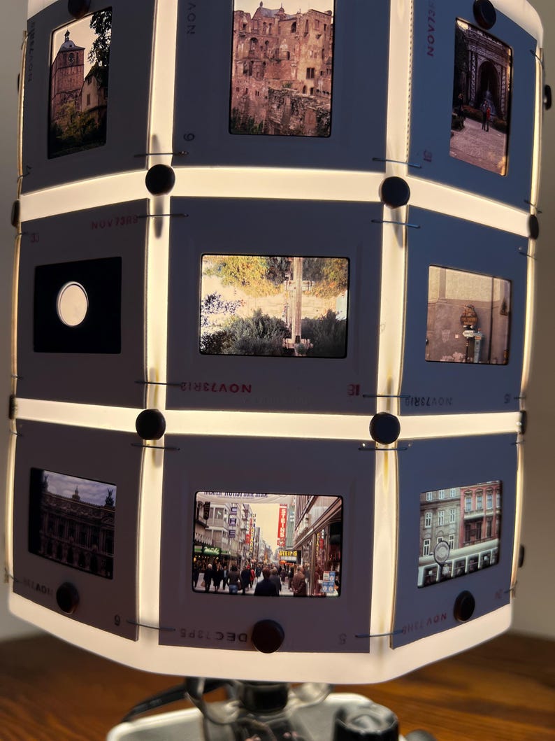 Vintage Camera Lamp With Kodachrome Slide Shade - Etsy