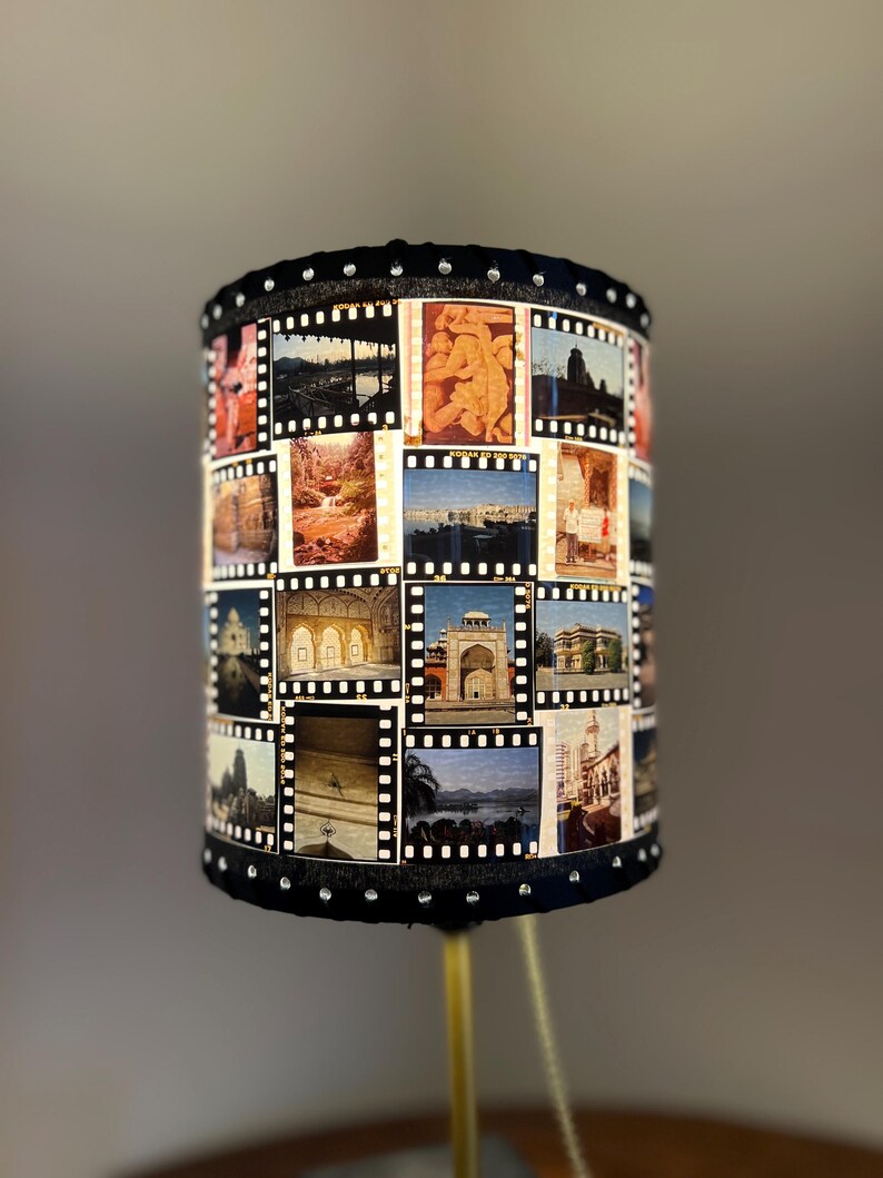 Vintage Camera Lamp With Kodachrome Slide Shade - Etsy