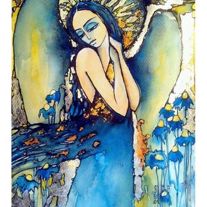 A4-A3 Decoupage Rice Paper Angel, Decorative Paper Arabeska, Artistic ...