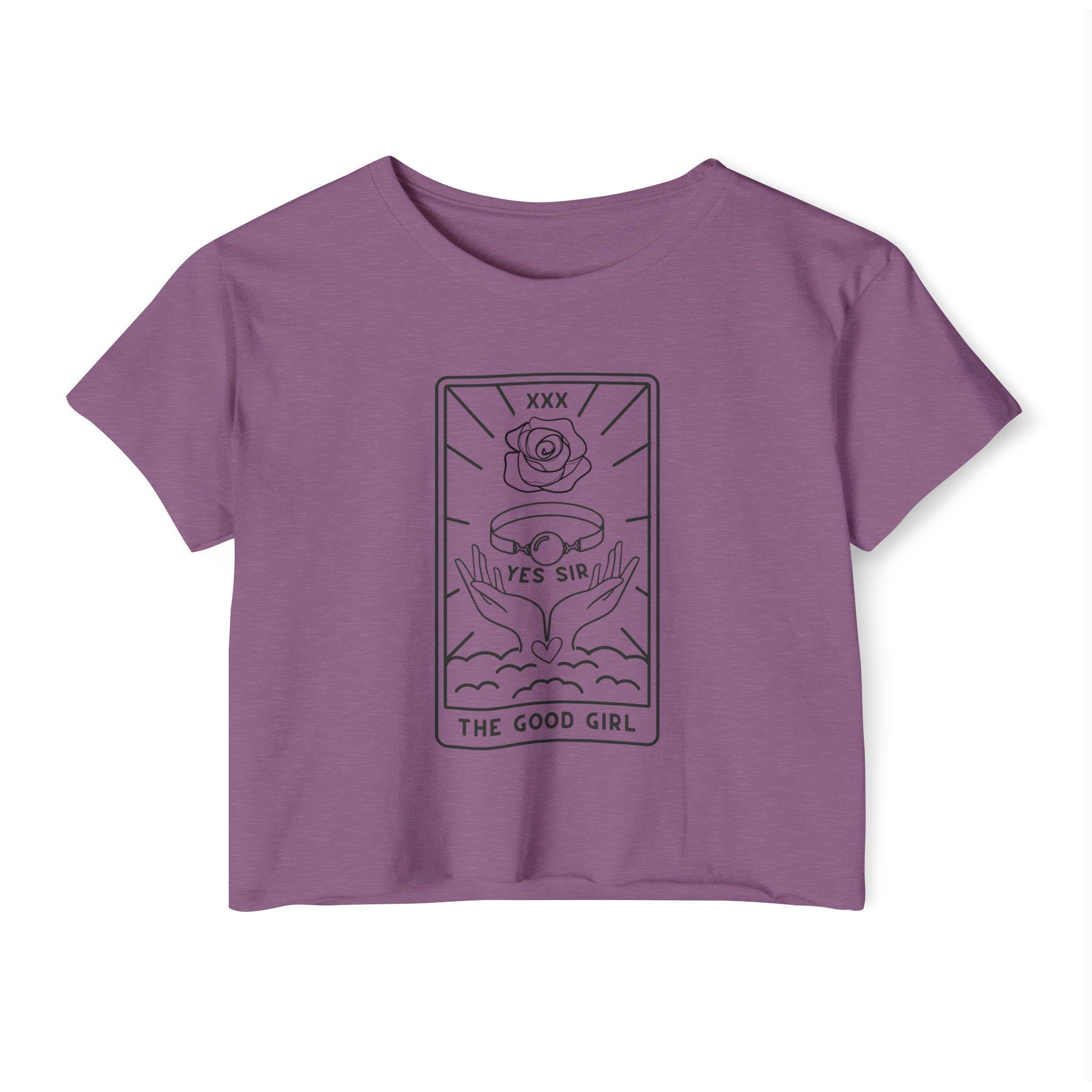 Kinky Tarot Cropped Tee The Good Girl Submissive Bdsm Kink Etsy
