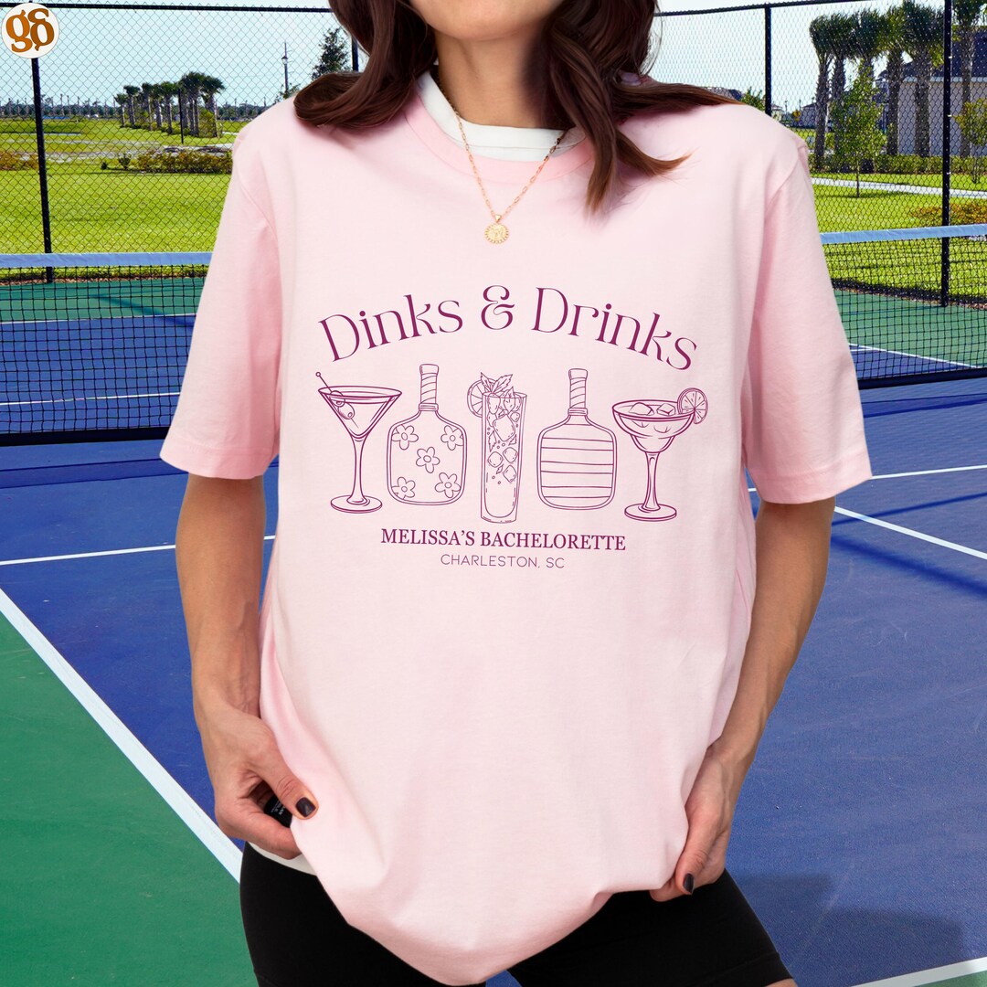 Pickleball Bachelorette Shirt, Custom Pickleball, Bachelorette Merch ...
