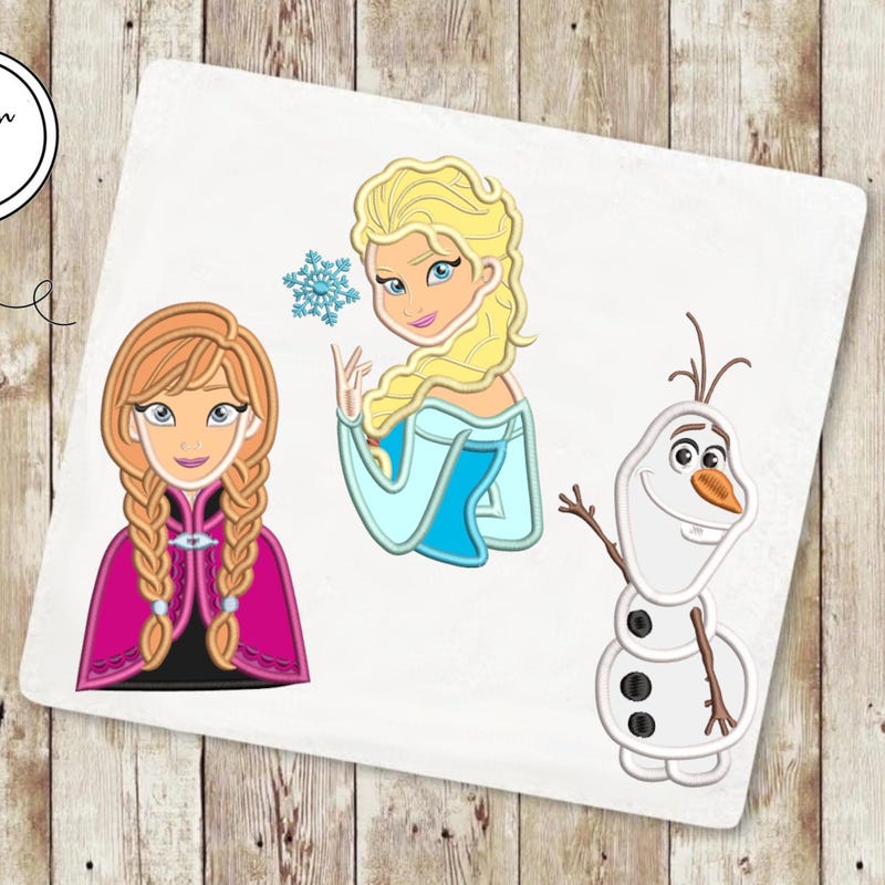 Frozen Embroidery - Etsy