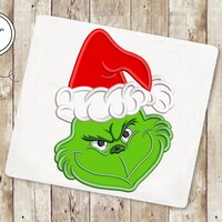 Grinch Applique - Etsy
