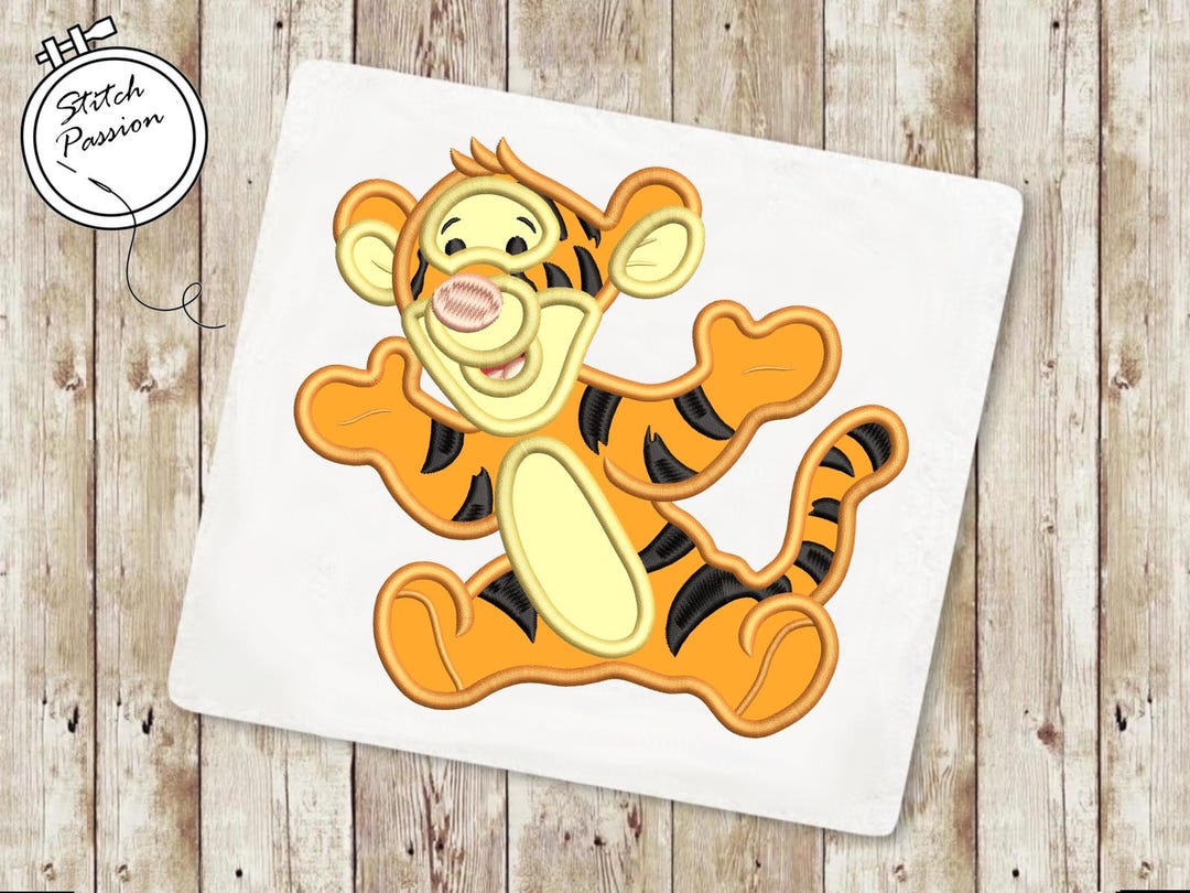 Little Tigger Applique, Instant Download - Etsy