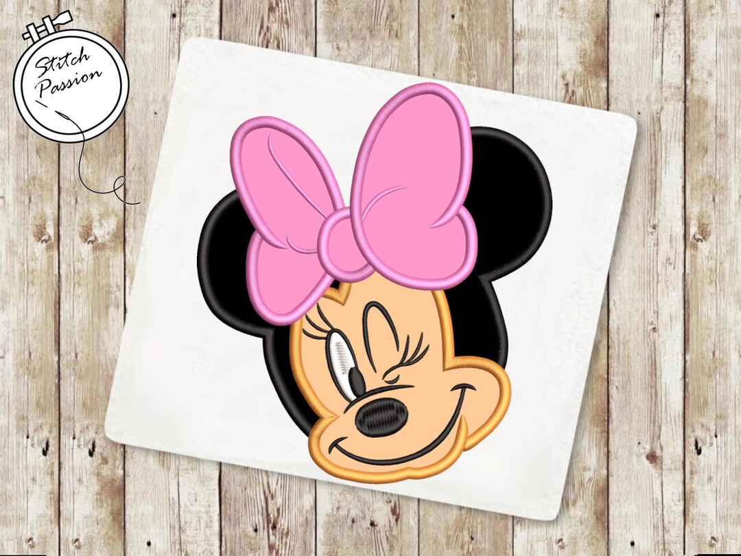 Minnie Applique, Instant Download - Etsy