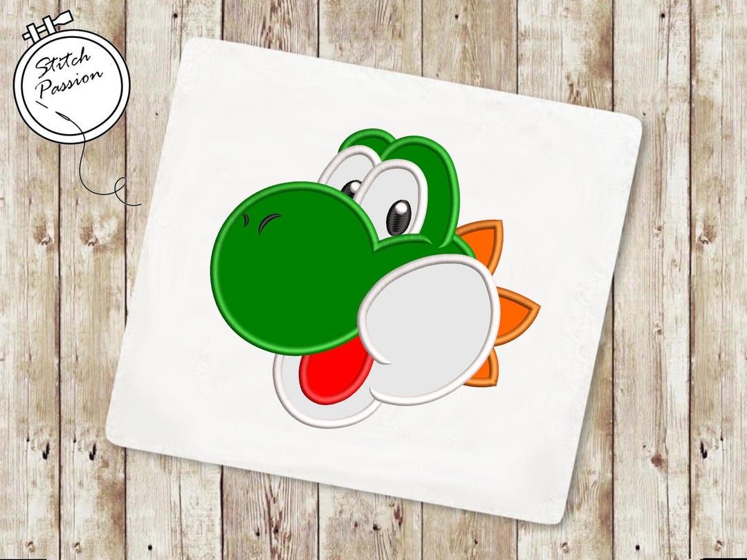 Yoshi Applique, Instant Download - Etsy