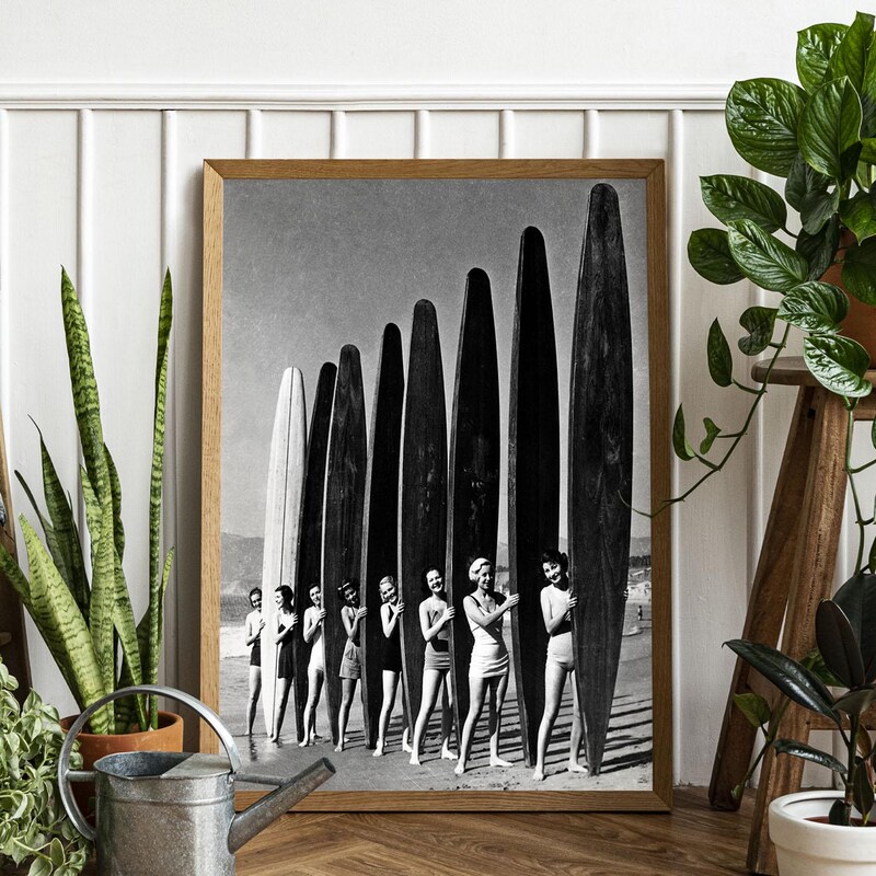 Vintage Surf Print - Etsy