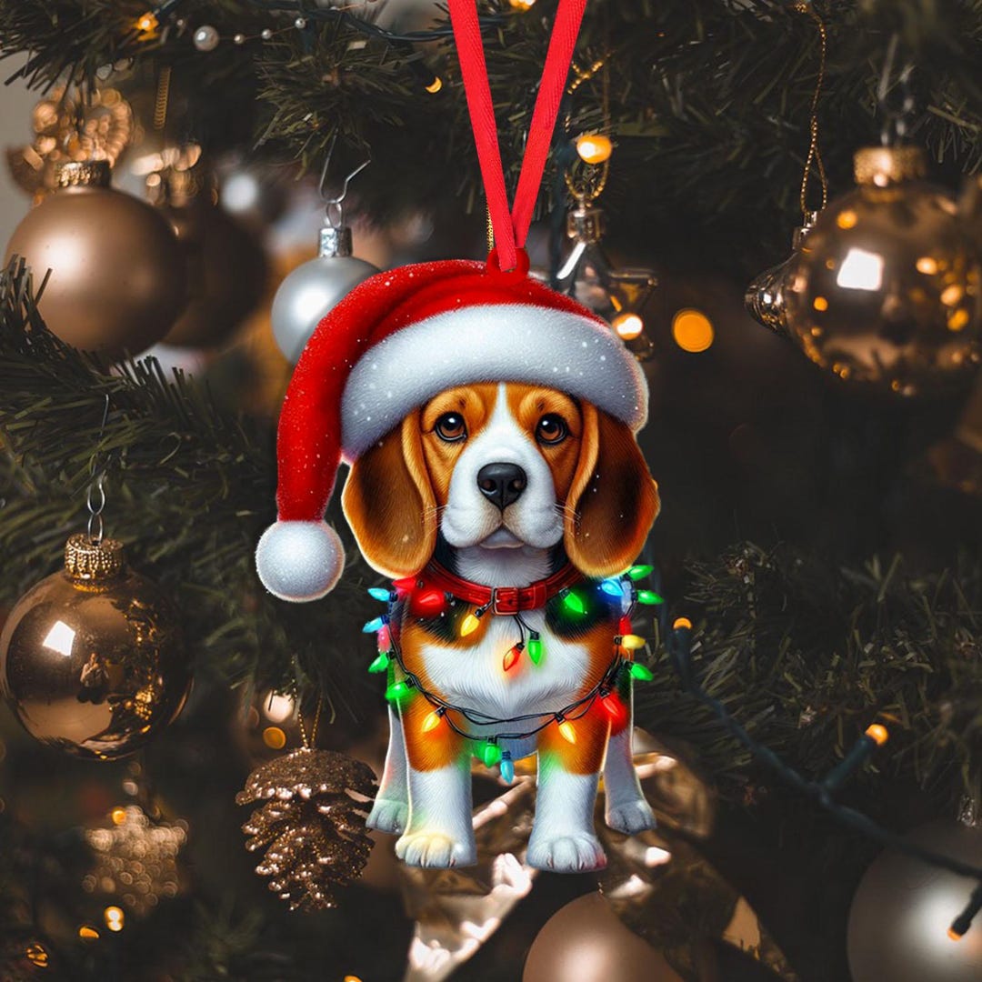 Beagles Ornaments With Christmas Light, Beagles Christmas Ornaments ...