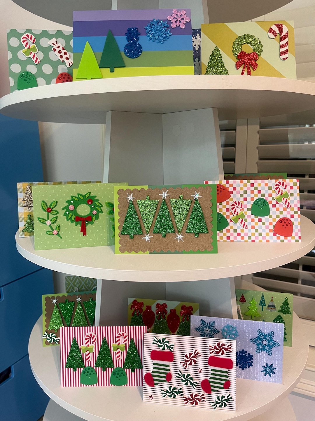 10-pack or 20-pack of Adorably Festive Assorted Handmade Christmas ...