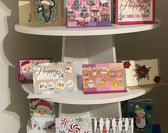 Handmade CHRISTMAS Cards Set of 10 - Etsy