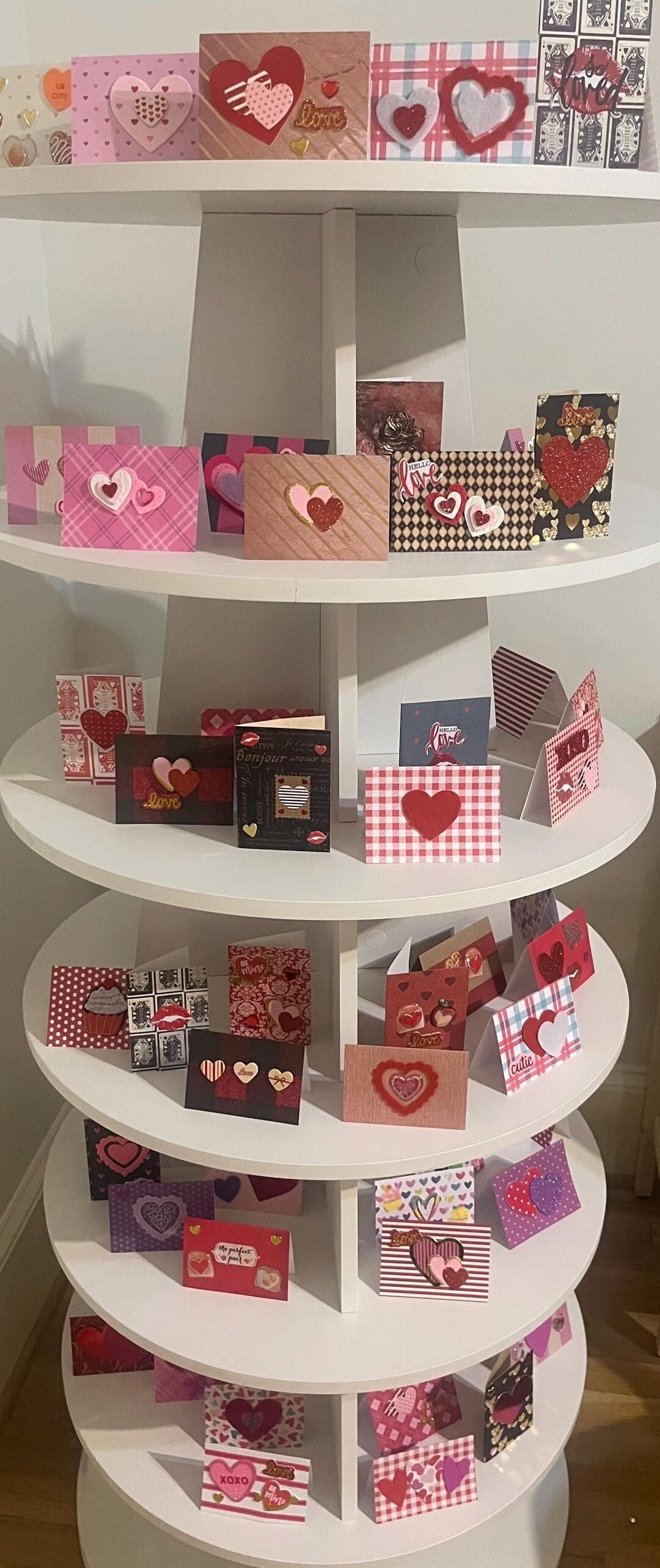 20-pack of Handmade Mini Valentine’s Day Cards With Envelopes - Etsy